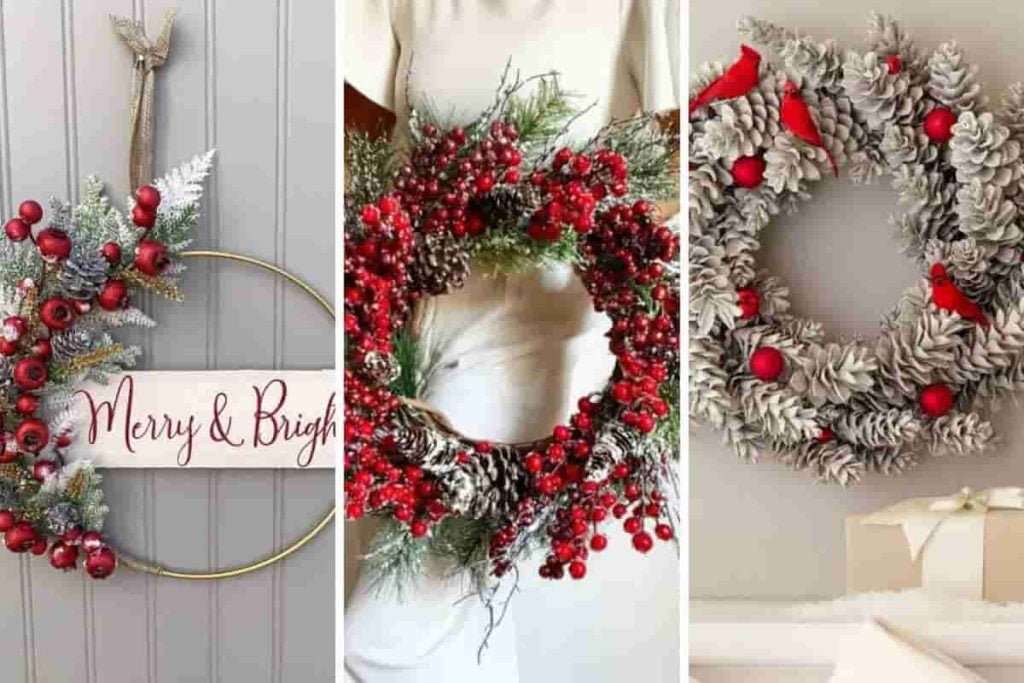 18 Christmas Wreath Decor Ideas to Welcome the Holidays +Festive Front ...
