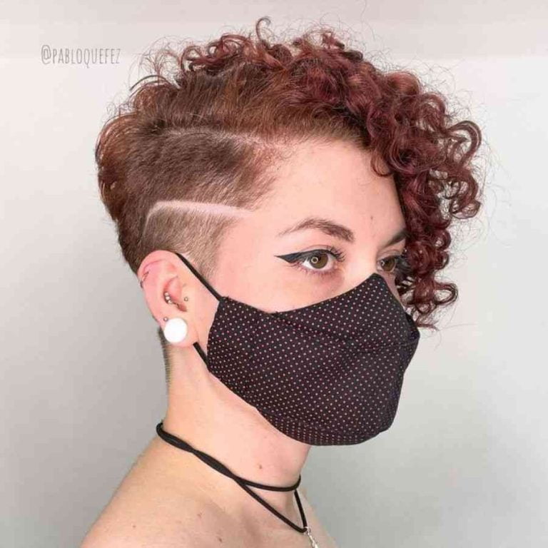 Embrace Boldness: 45 Shaved Sides Curly Hair Ideas for Effortless Style ...