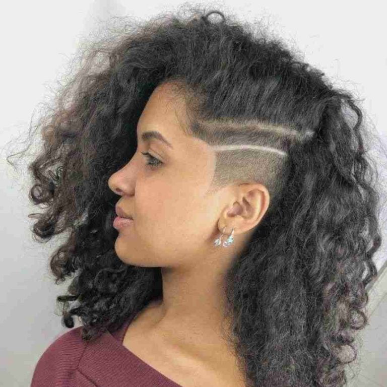 Embrace Boldness: 45 Shaved Sides Curly Hair Ideas for Effortless Style ...